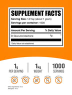 1kg Glucuronolactone powder for endurance