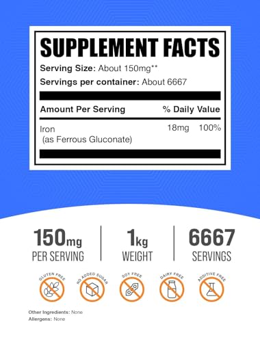 1kg iron supplement for vitality