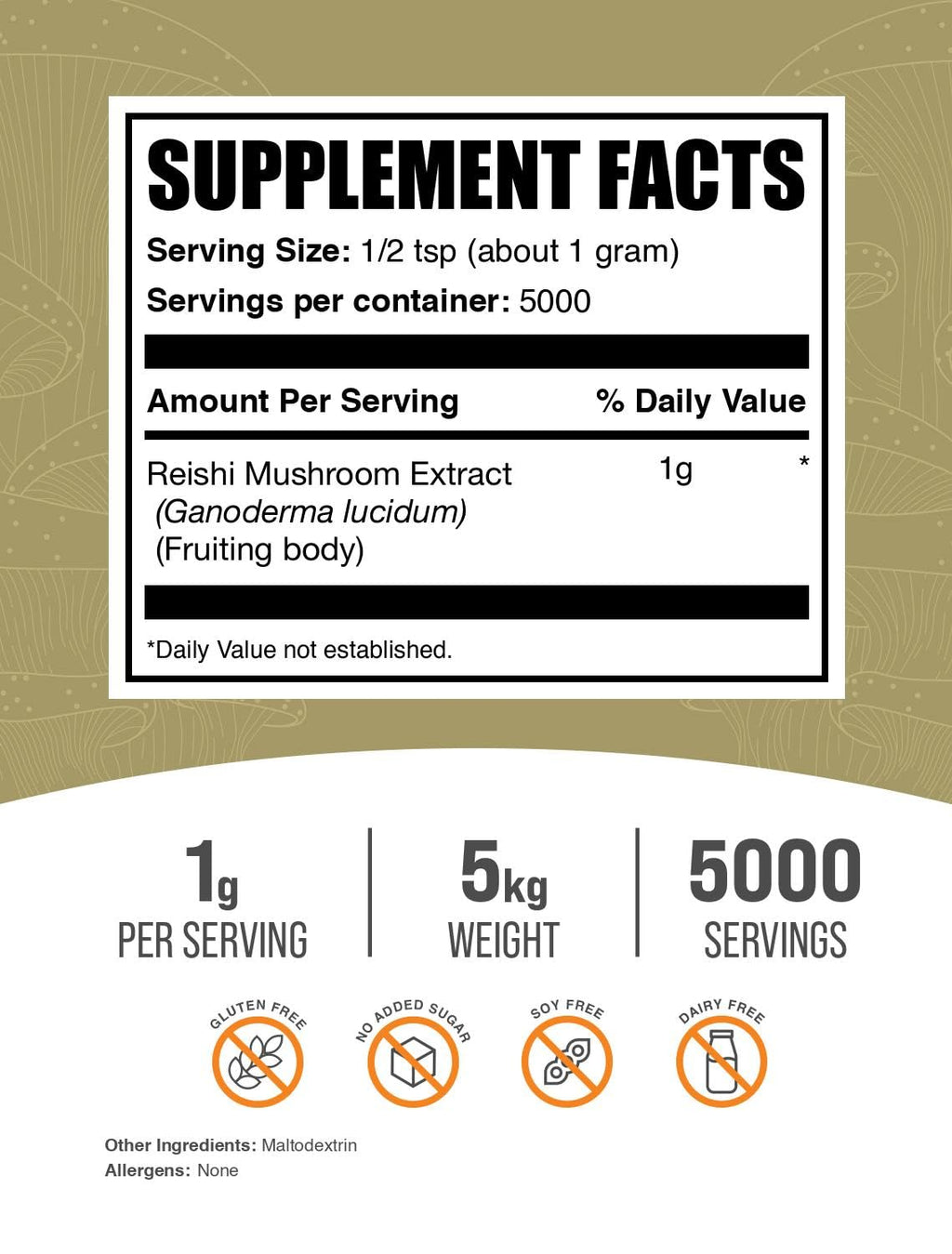 1kg reishi mushroom extract benefits