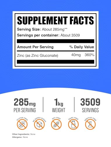 1kg zinc powder for daily use