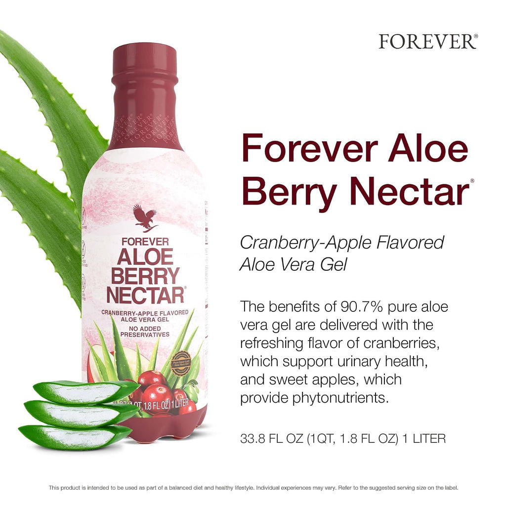 1L bottle of Aloe Berry Nectar