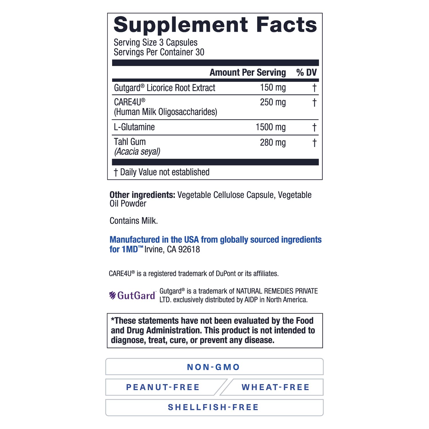 1MD Nutrition l-glutamine benefits