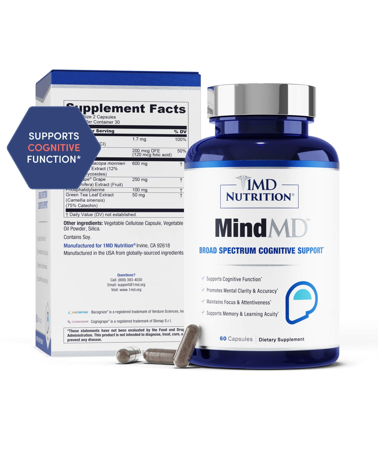 1MD Nutrition MindMD brain supplement
