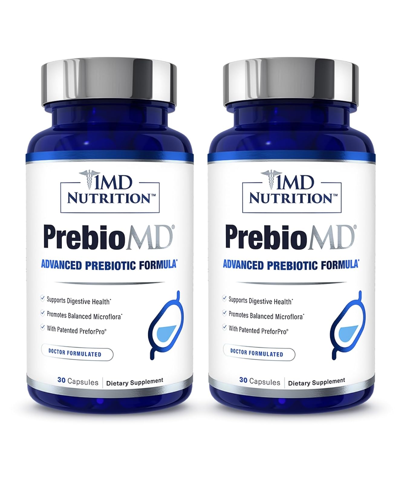 1MD Nutrition PreBioMD prebiotic capsules