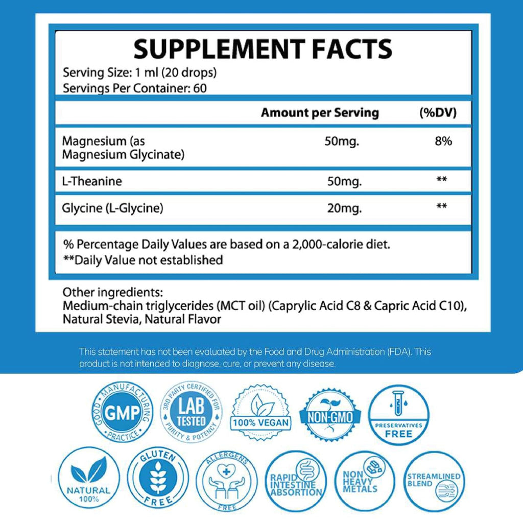 1Q magnesium drops for better sleep
