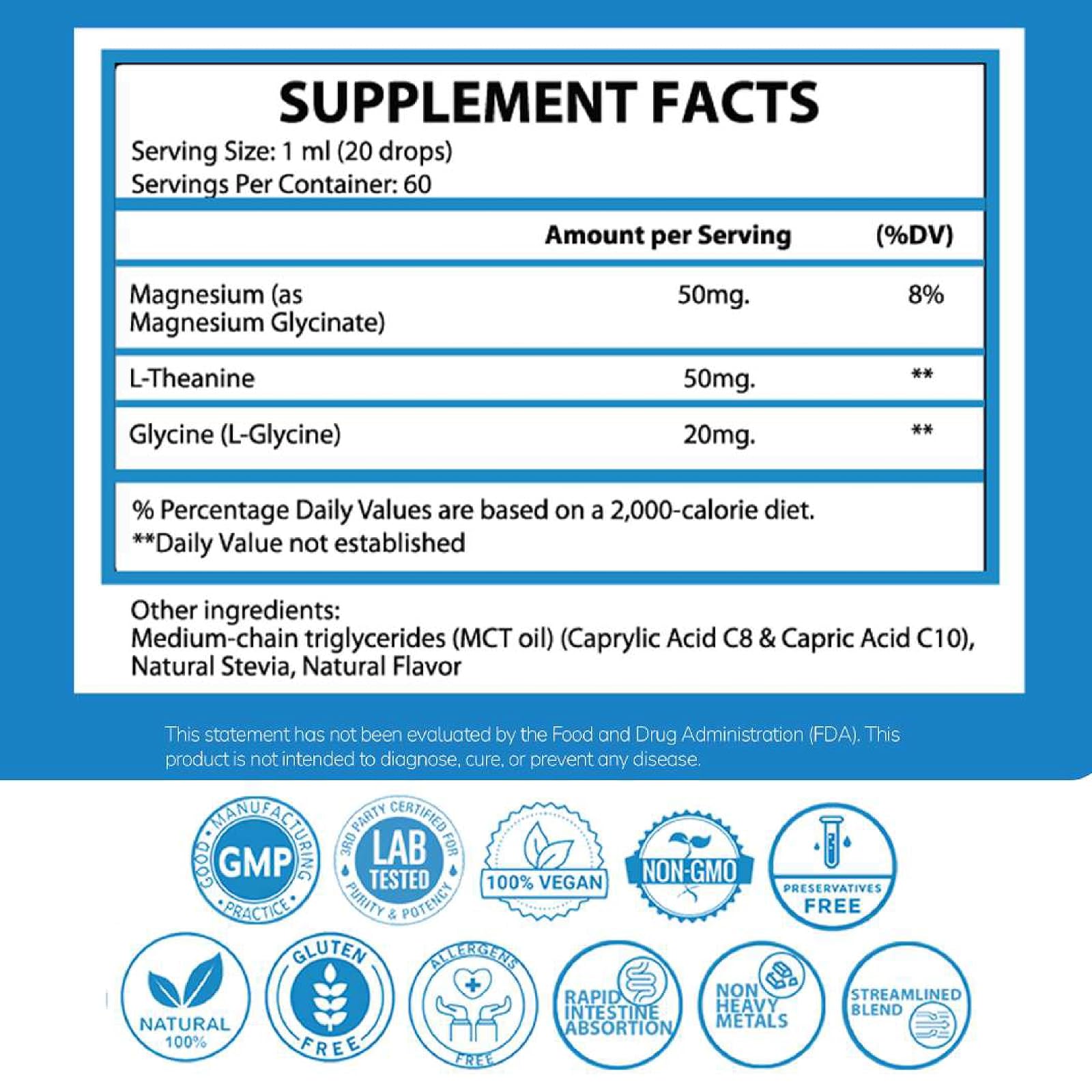 1Q magnesium drops for better sleep