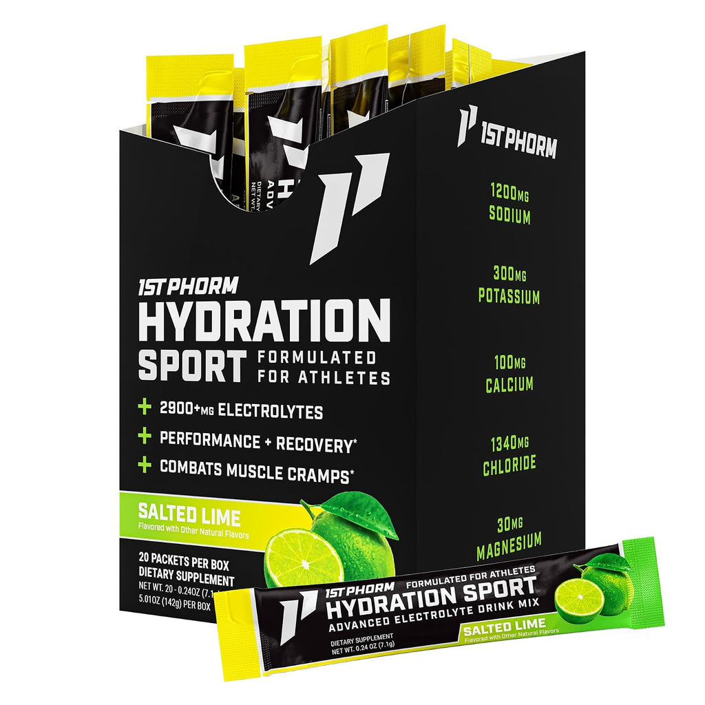 1st Phorm hydration sticks salted lime