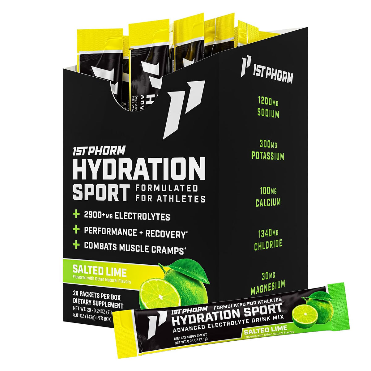 1st Phorm hydration sticks salted lime