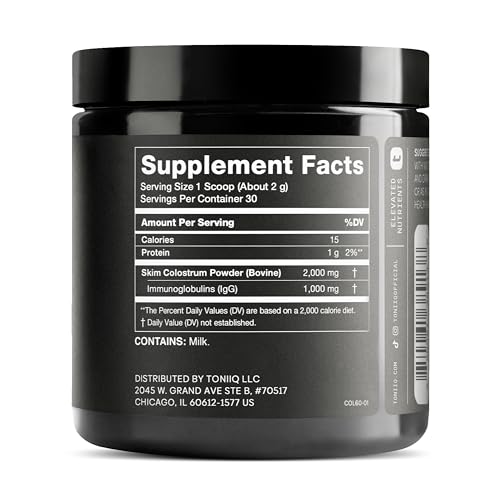 2,000mg colostrum serving for gut health
