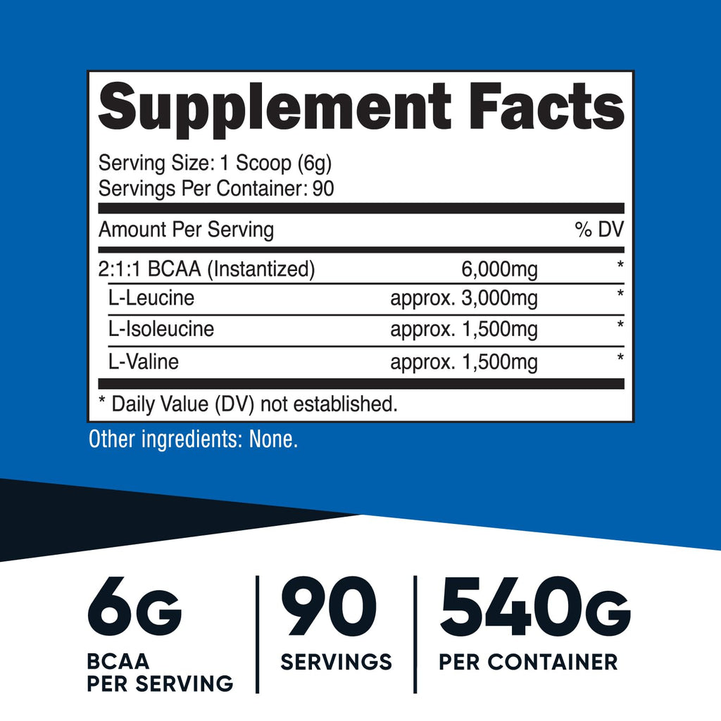 2:1:1 BCAA powder for optimal performance