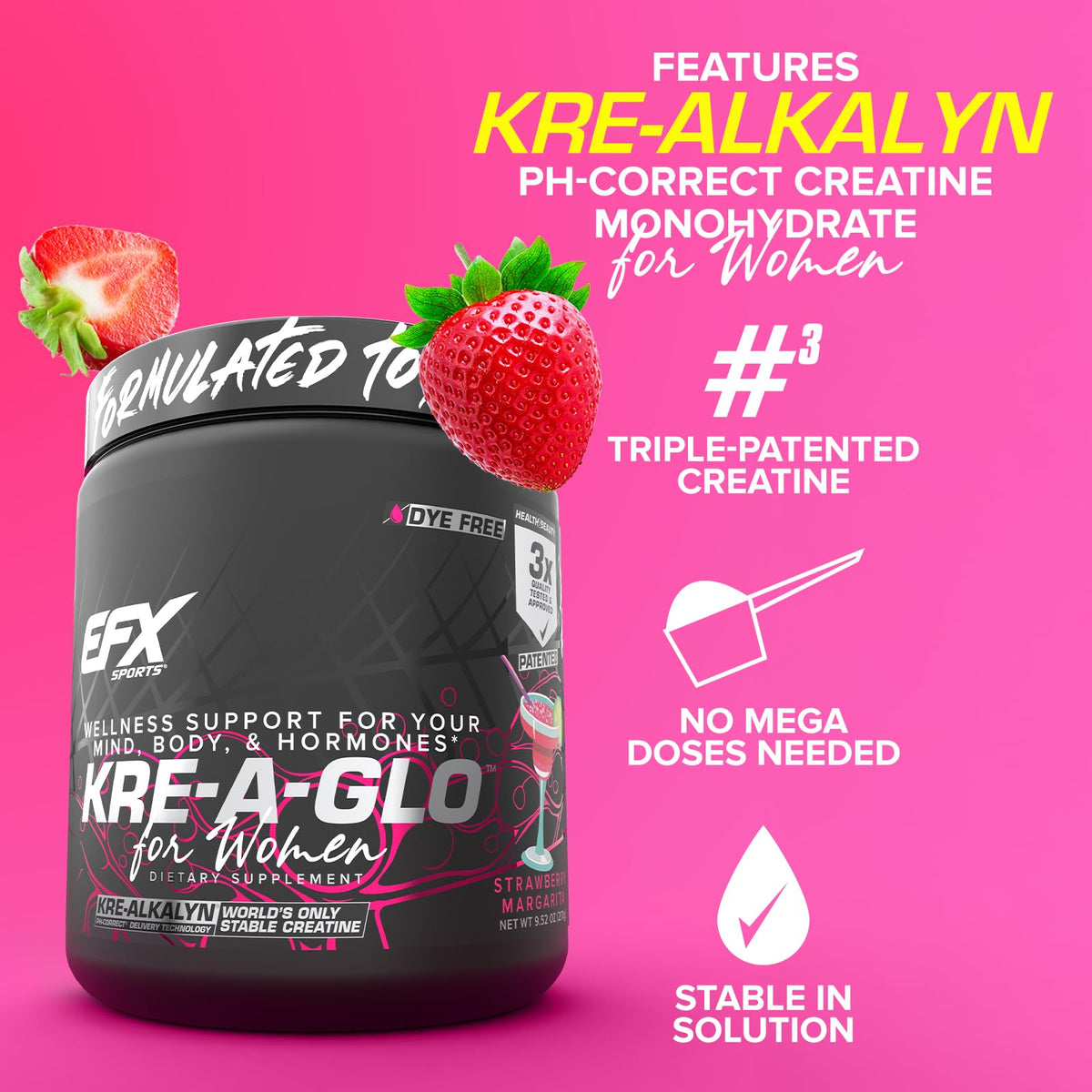 2.5 g creatine per serving