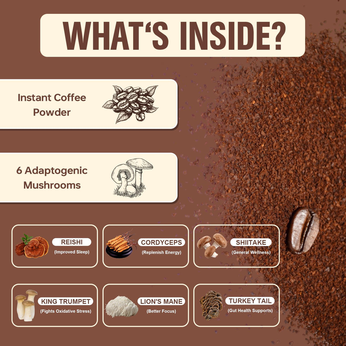 2 Bag instant coffee for wellness