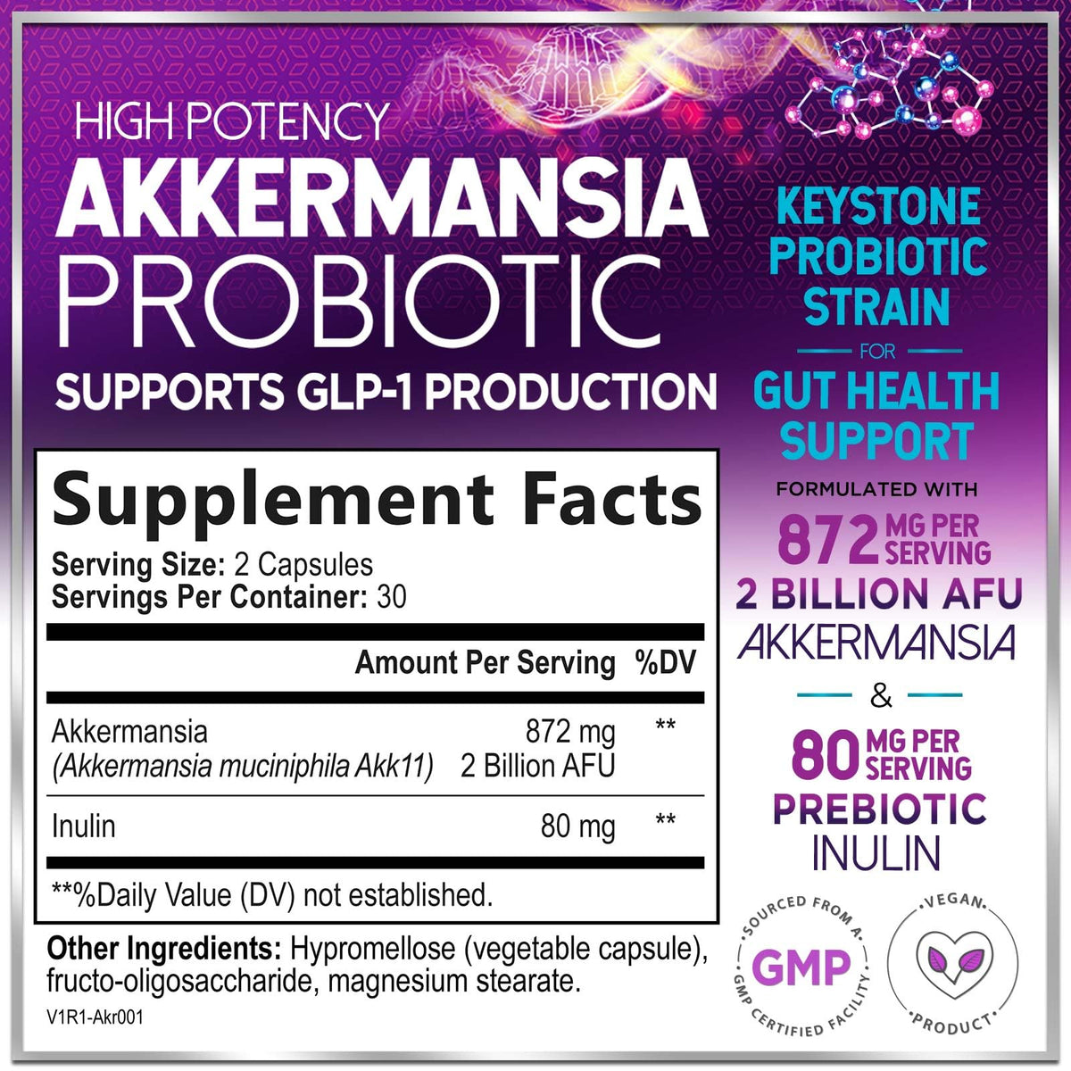 2 billion AFU probiotic supplement benefits
