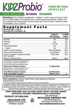 2 billion CFU probiotic tablets for children