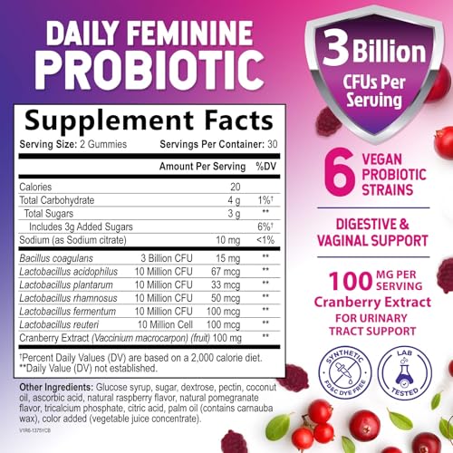 2 billion CFU probiotics for women
