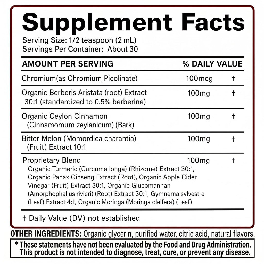 2 fl oz berberine for daily health
