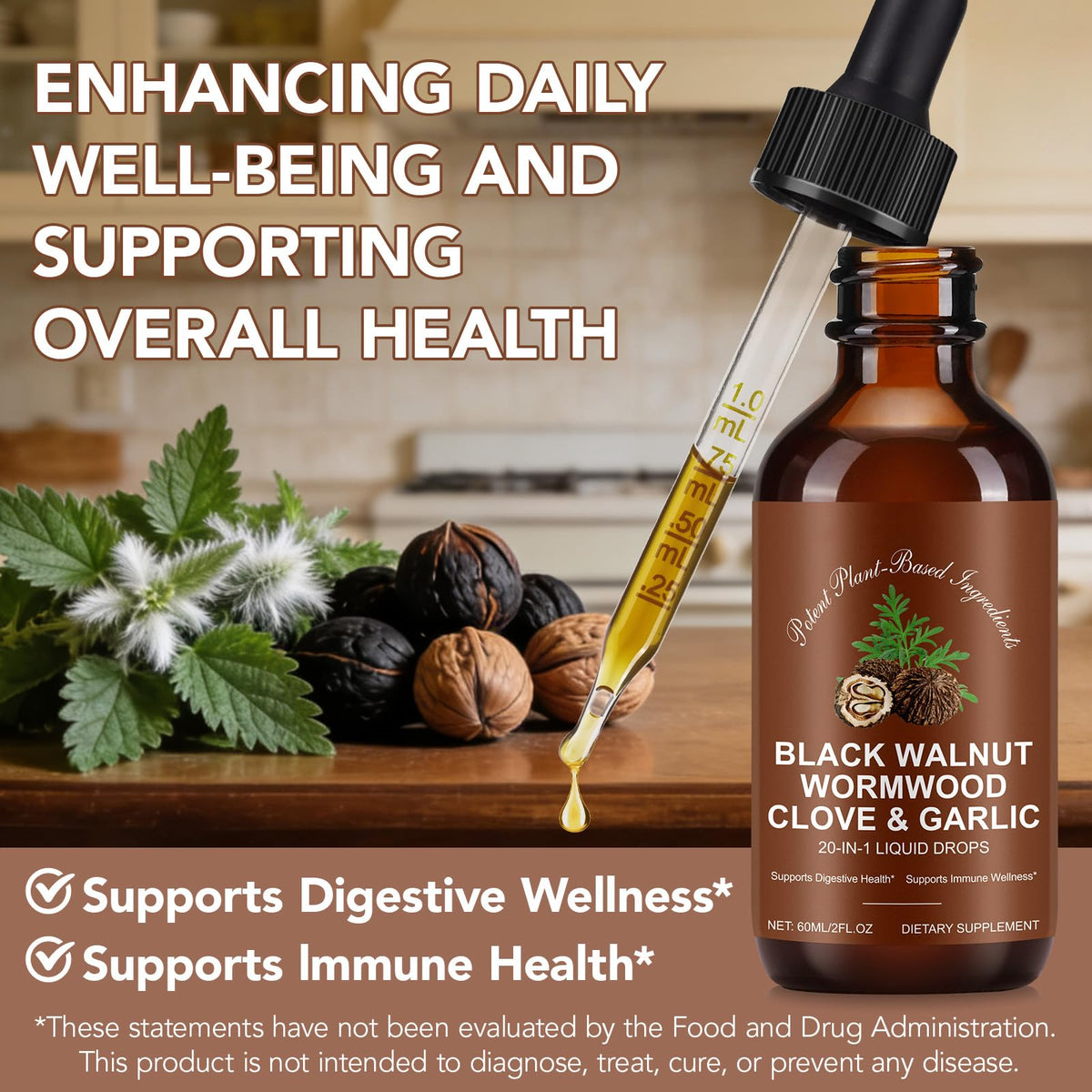 2 fl oz Black Walnut tincture usage