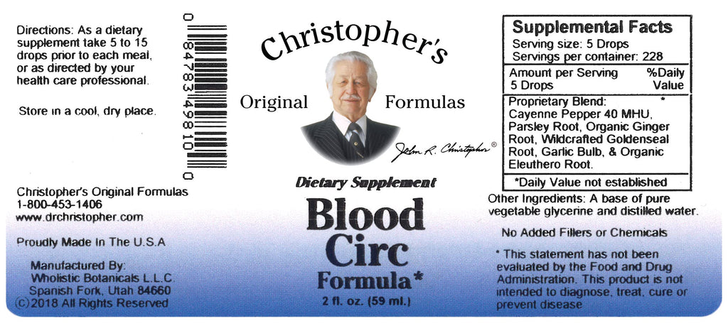 2 fl oz blood circulation extract