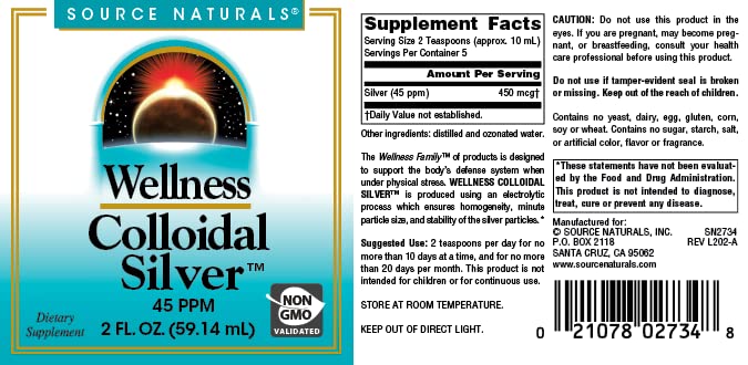 2 fl oz colloidal silver bottle