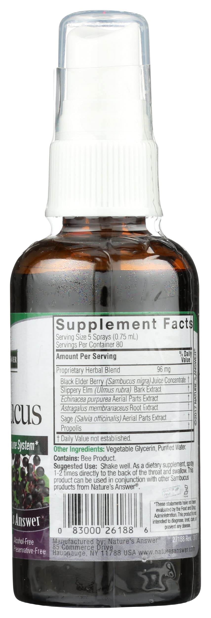 2 fl oz elderberry spray