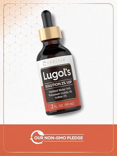 2 fl oz iodine supplement bottle