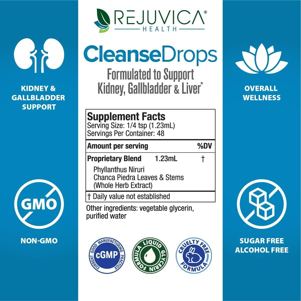 2 fl oz kidney cleanse formula