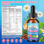 2 Fl Oz kids focus drops