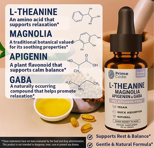 2 fl oz L-Theanine for focus