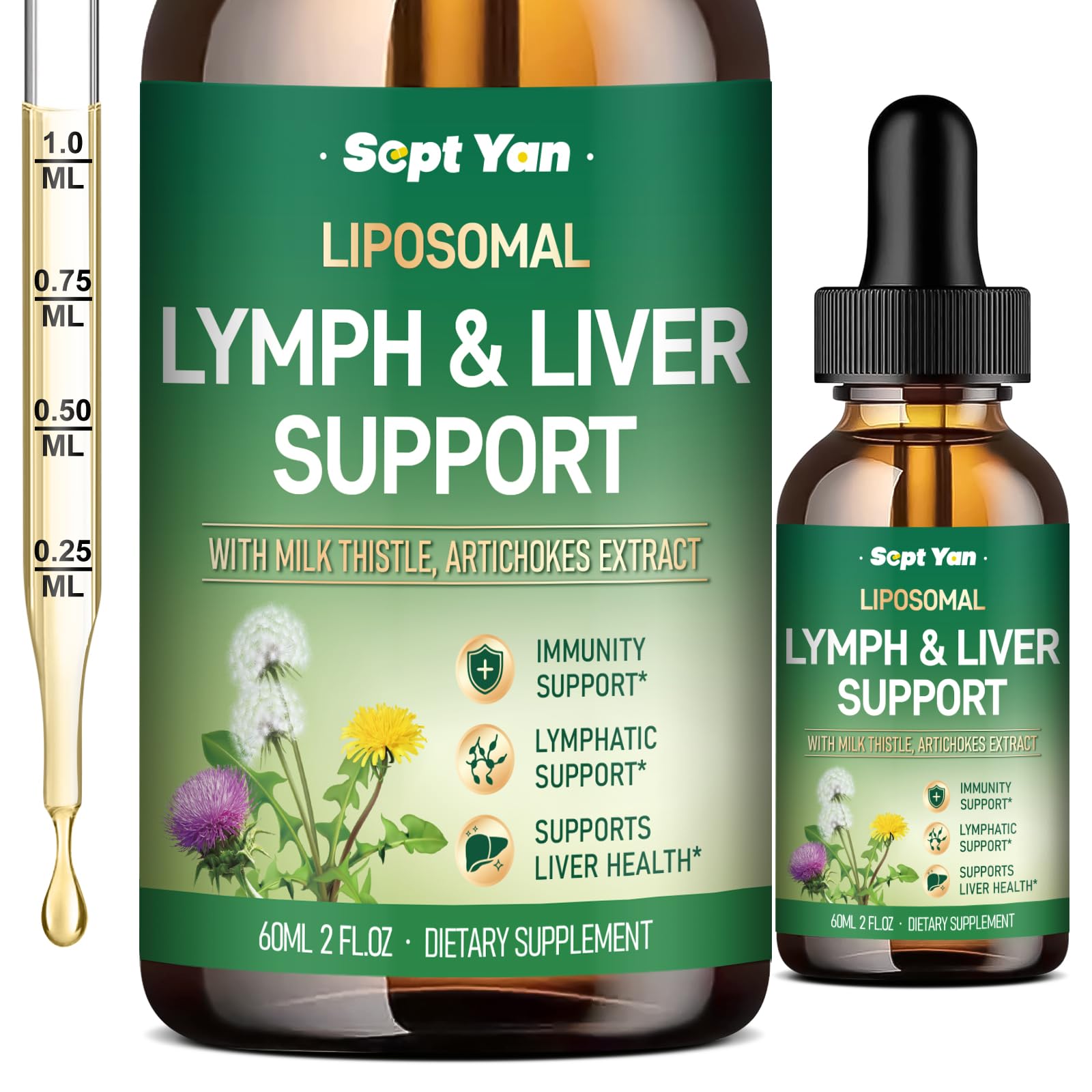 2 fl oz lymphatic health drops