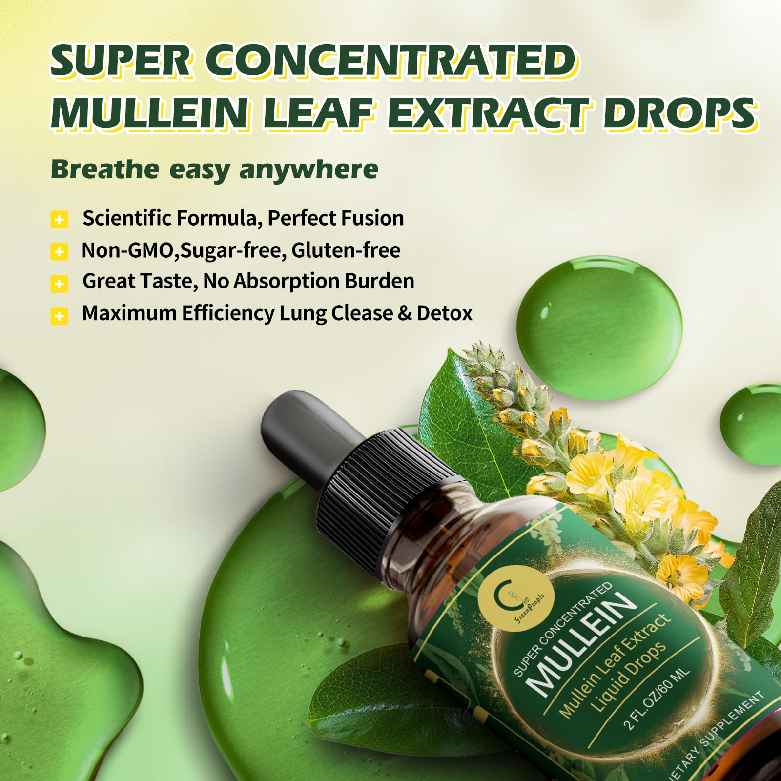 2 FL OZ mullein herbal supplement
