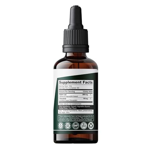 2 Fl Oz Mullein leaf drops