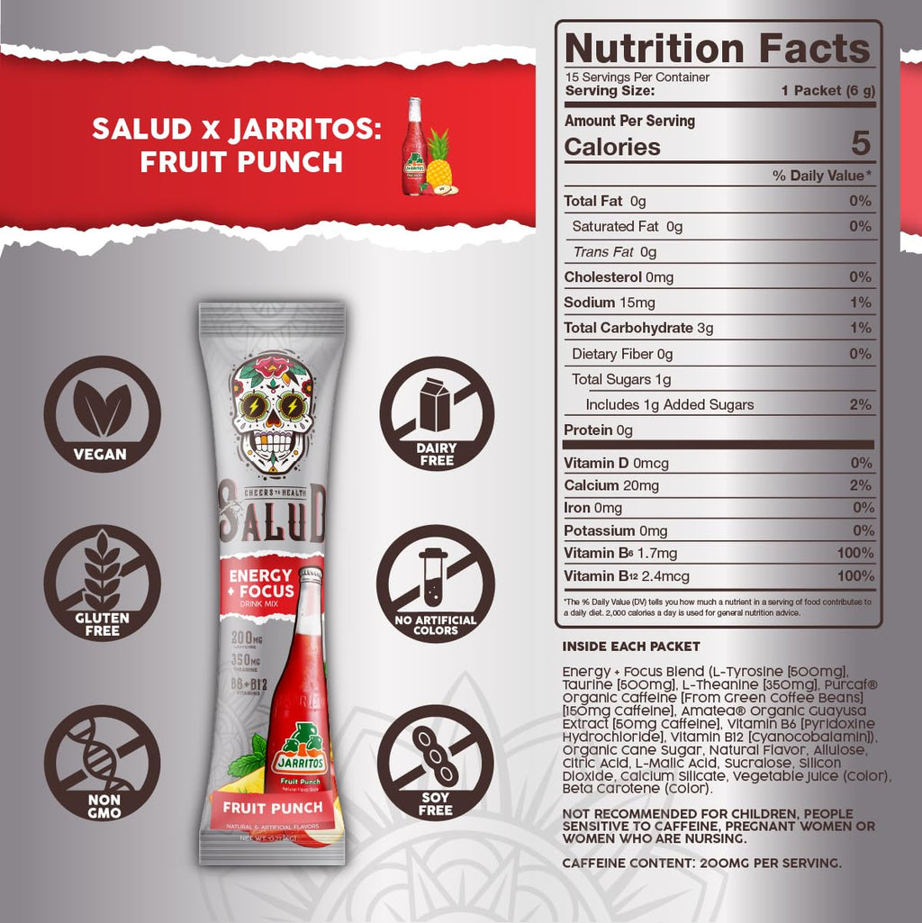 2-in-1 energy and focus beverage