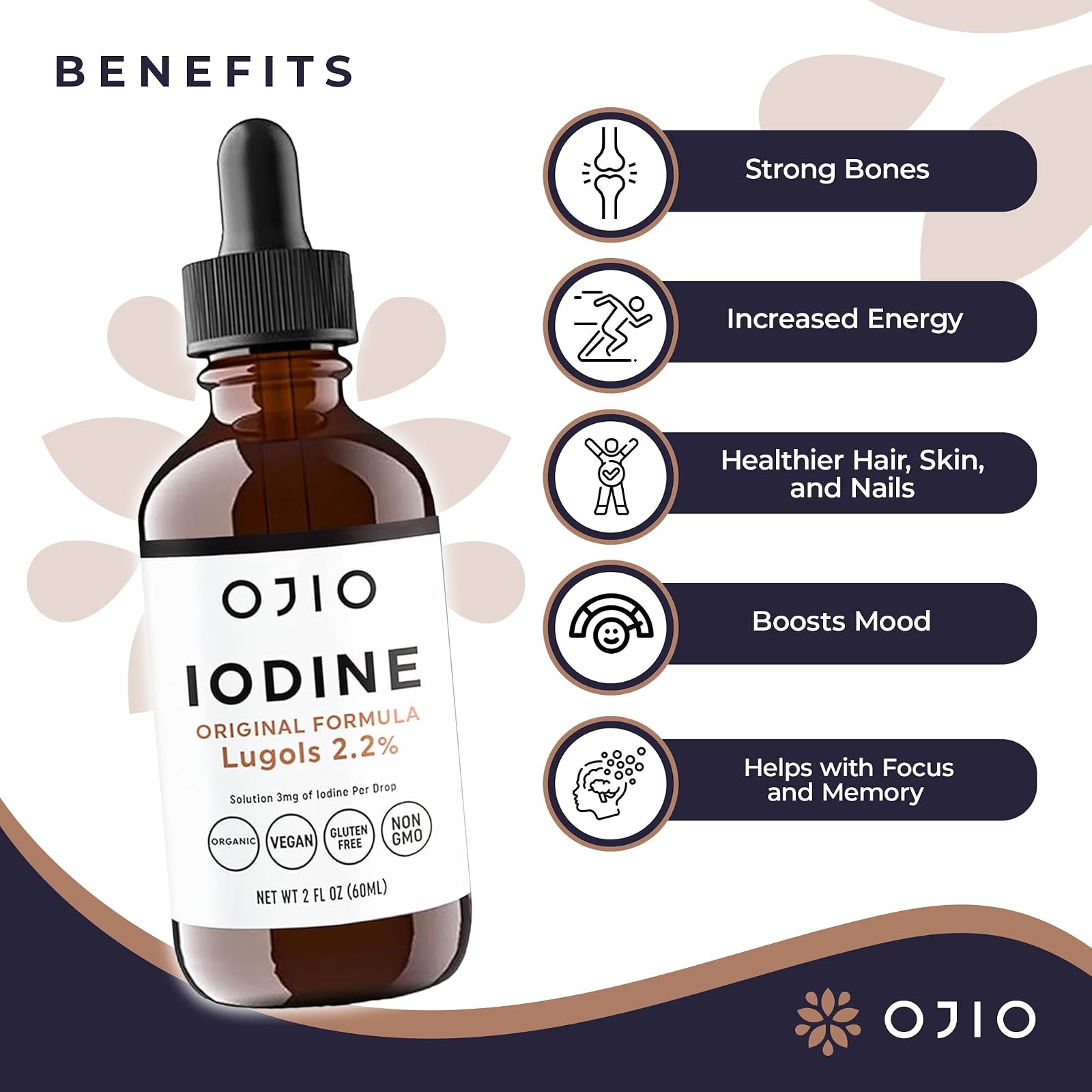 2% iodine solution for daily use