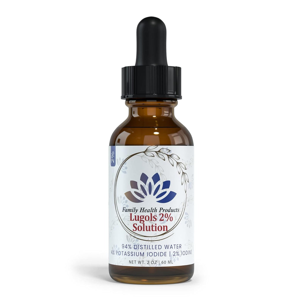 2% iodine solution for thyroid support