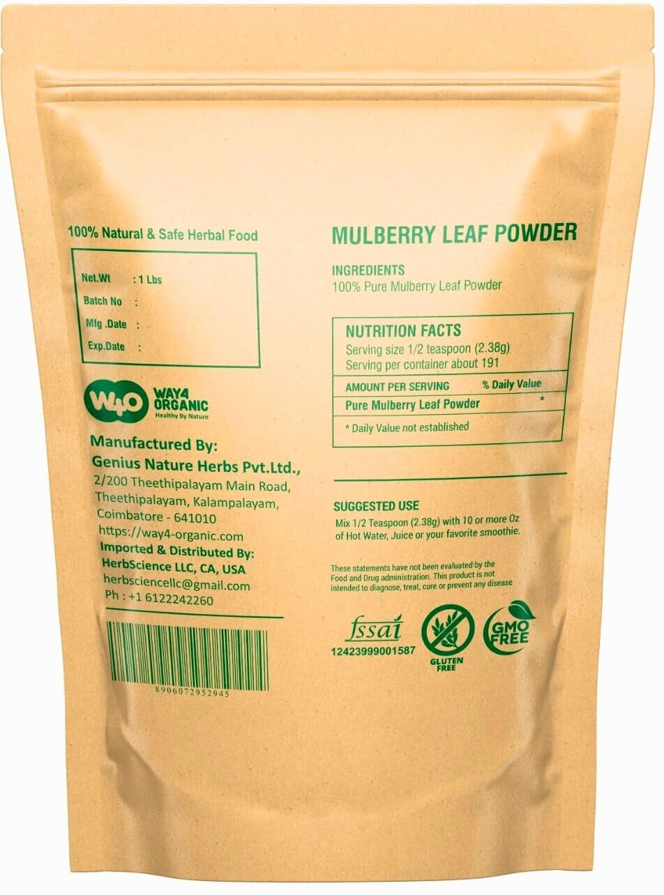 2 lb mulberry leaf powder pack