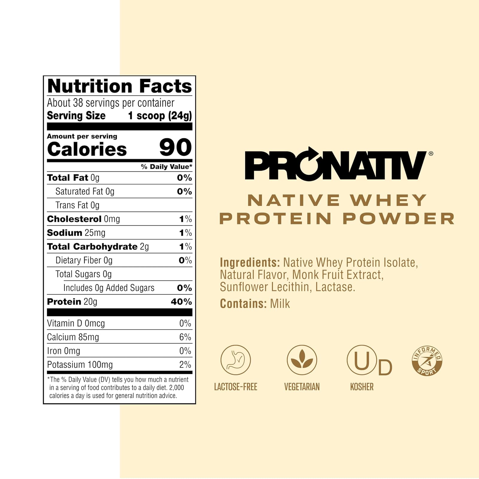2 lb whey protein tub