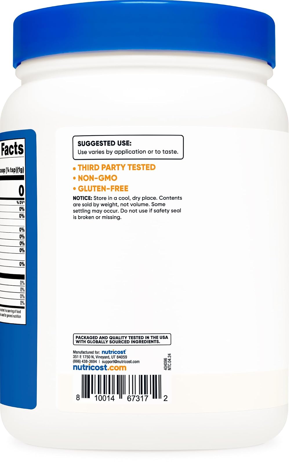 2 lbs Malic Acid for workouts
