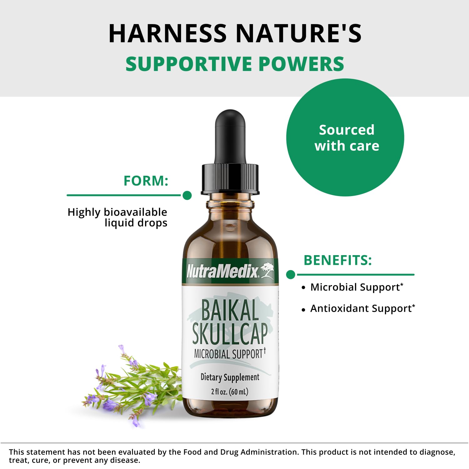 2 oz Baikal Skullcap tincture benefits