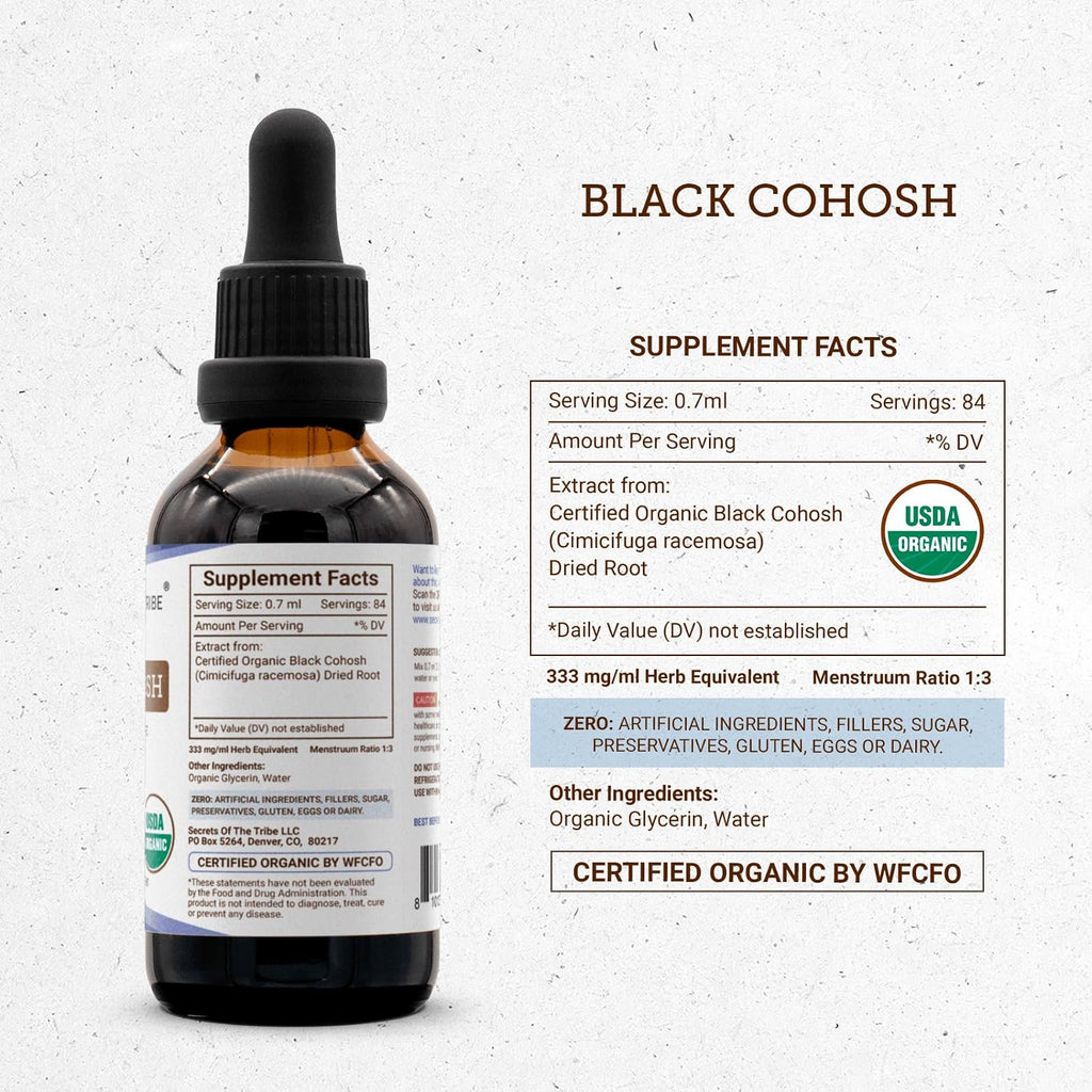 2 oz Black Cohosh liquid supplement