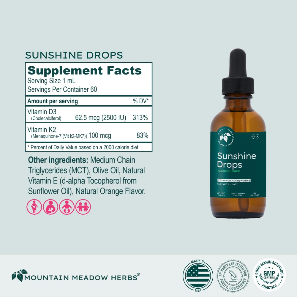 2 oz bottle of Vitamin D