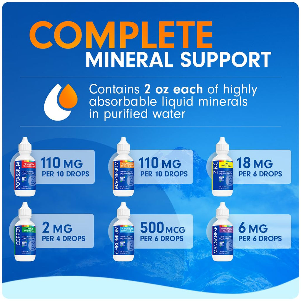 2 oz bottles of essential minerals