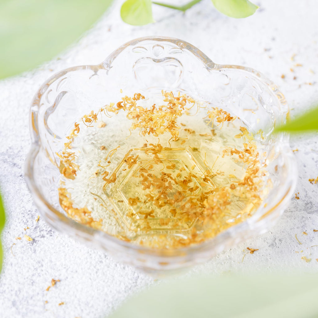 2 oz dried osmanthus flowers packaging