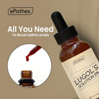 2 oz dropper bottle of iodine