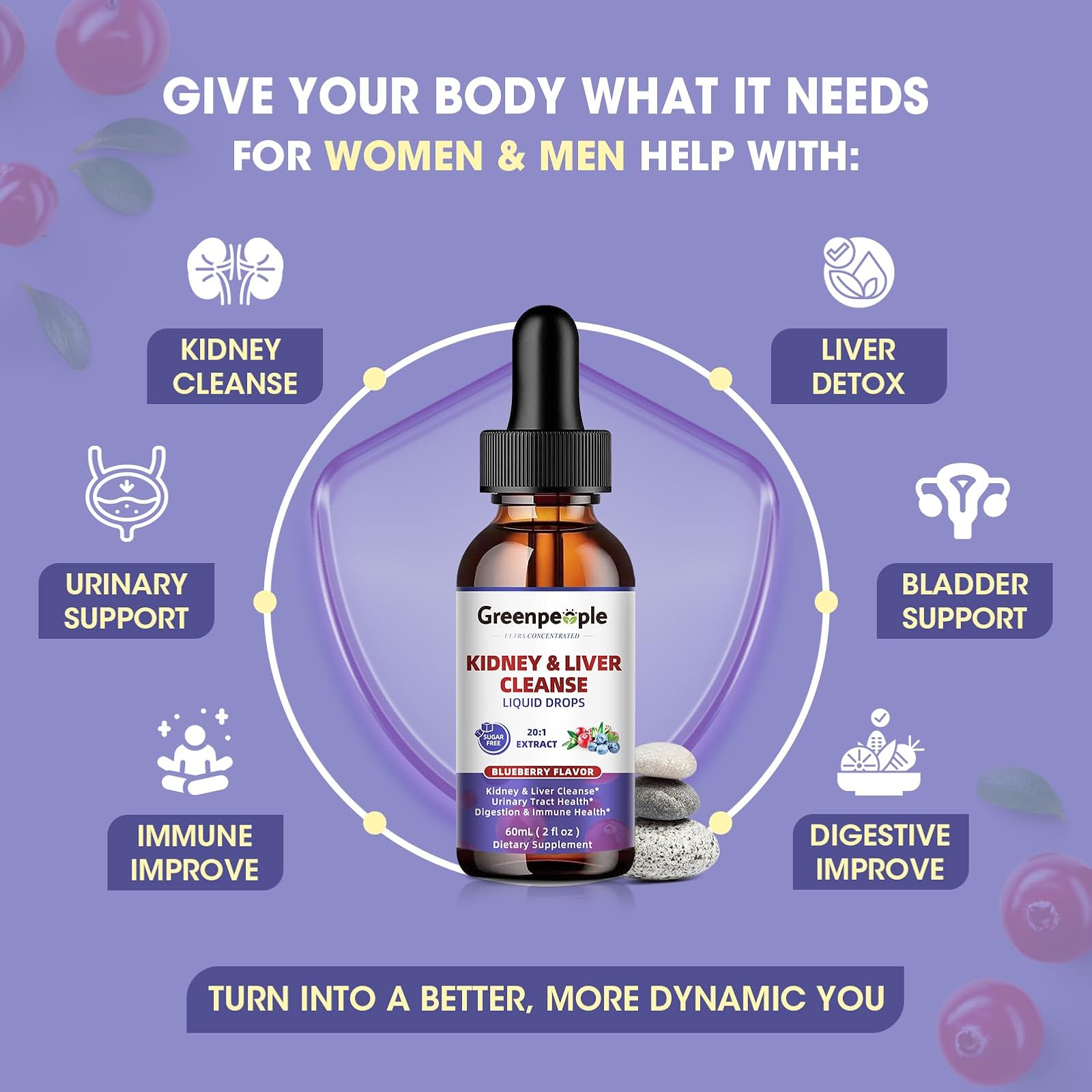 2 oz drops for kidney support