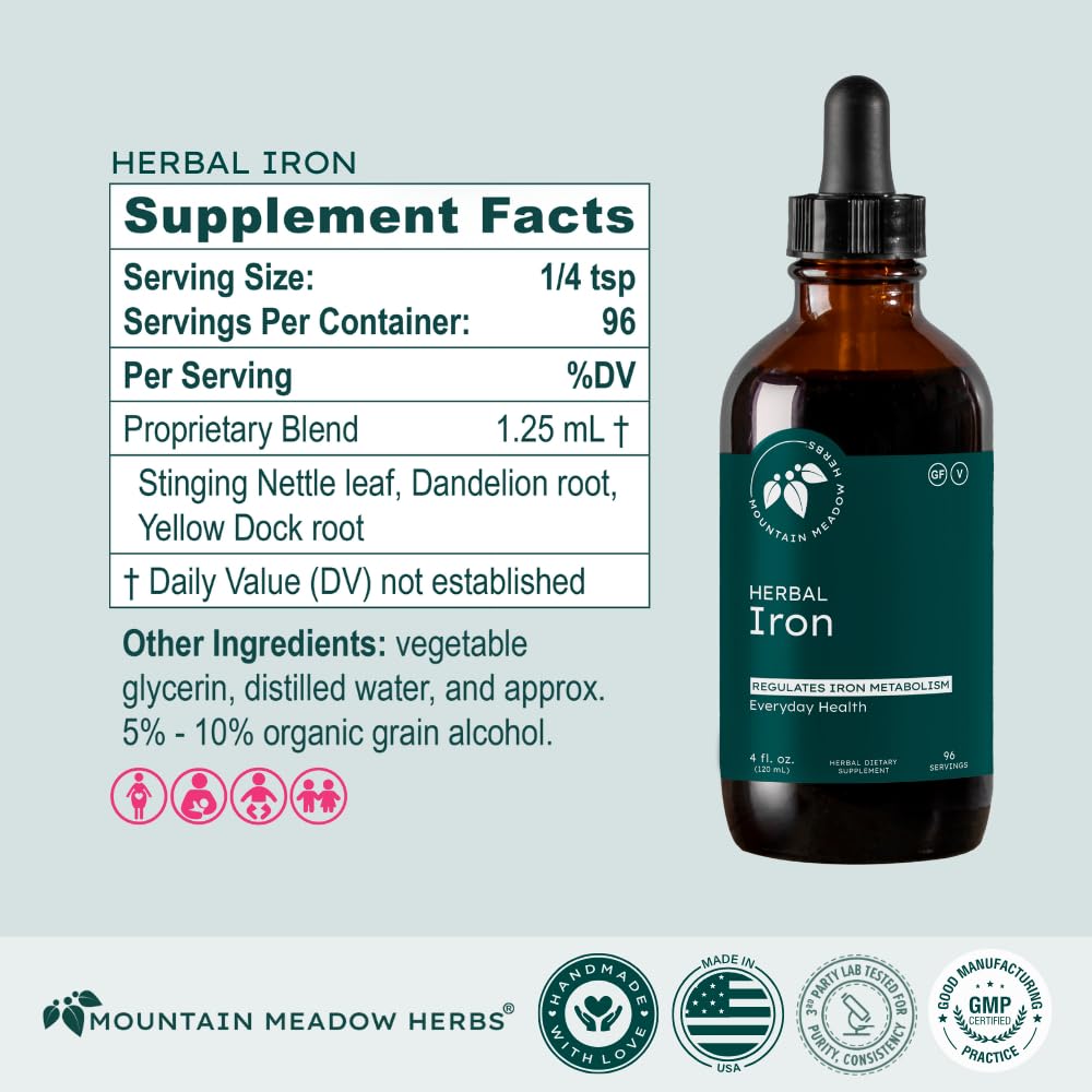 2 oz herbal iron for wellness