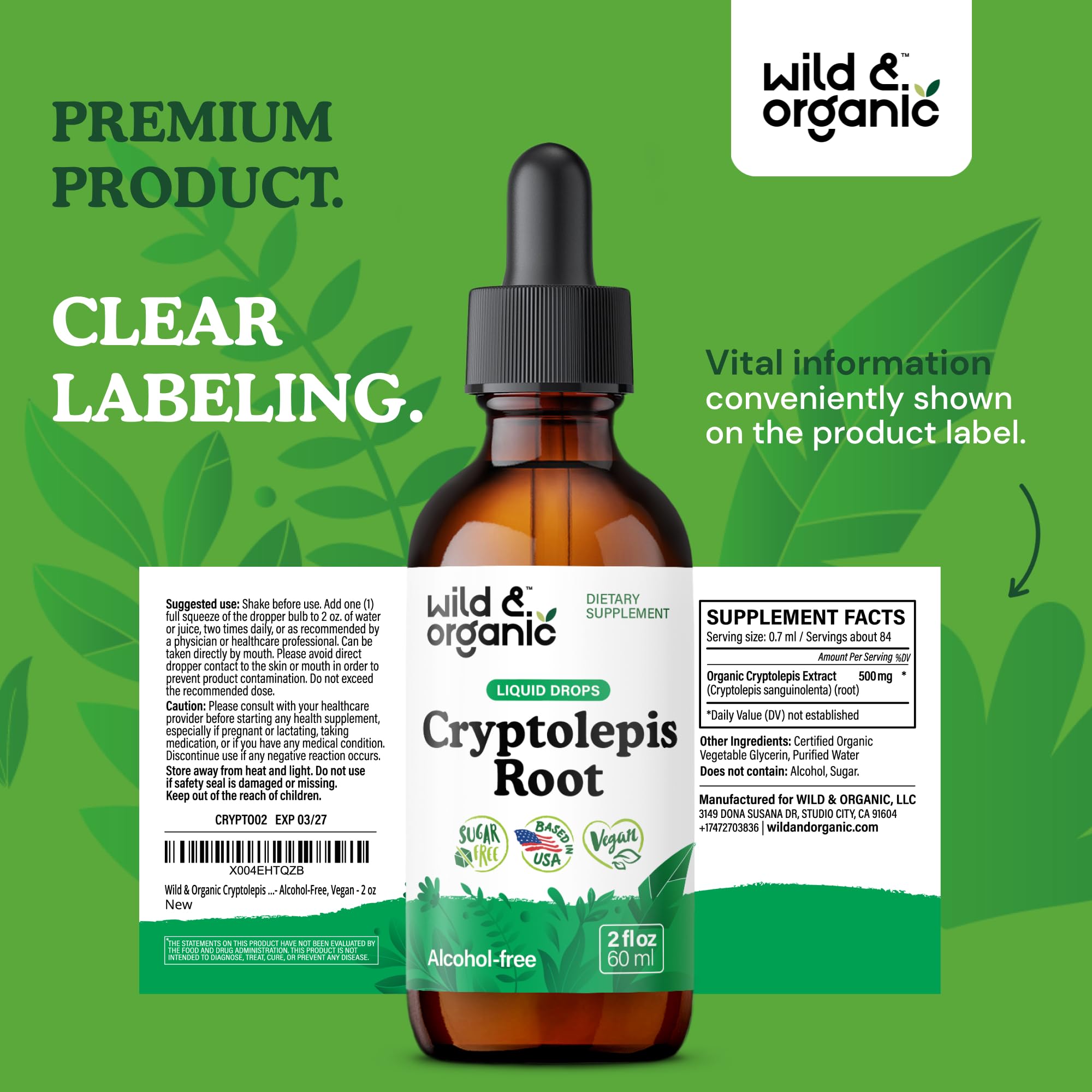 2 oz herbal tincture for daily use
