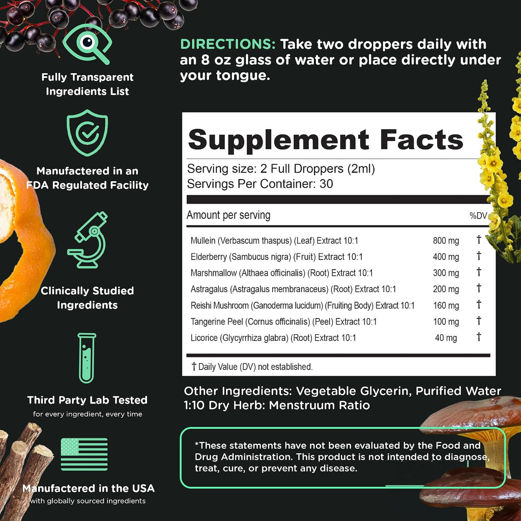 2 oz herbal tincture for wellness