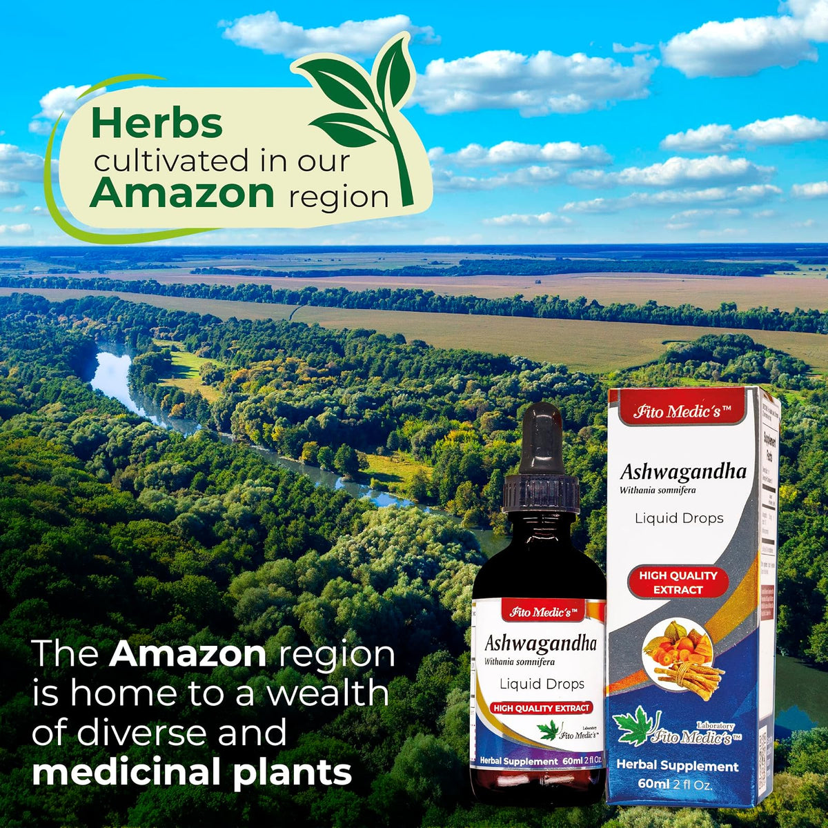 2 oz Lab Ashwagandha for wellness