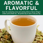 2 oz linden flower tea bulk bag