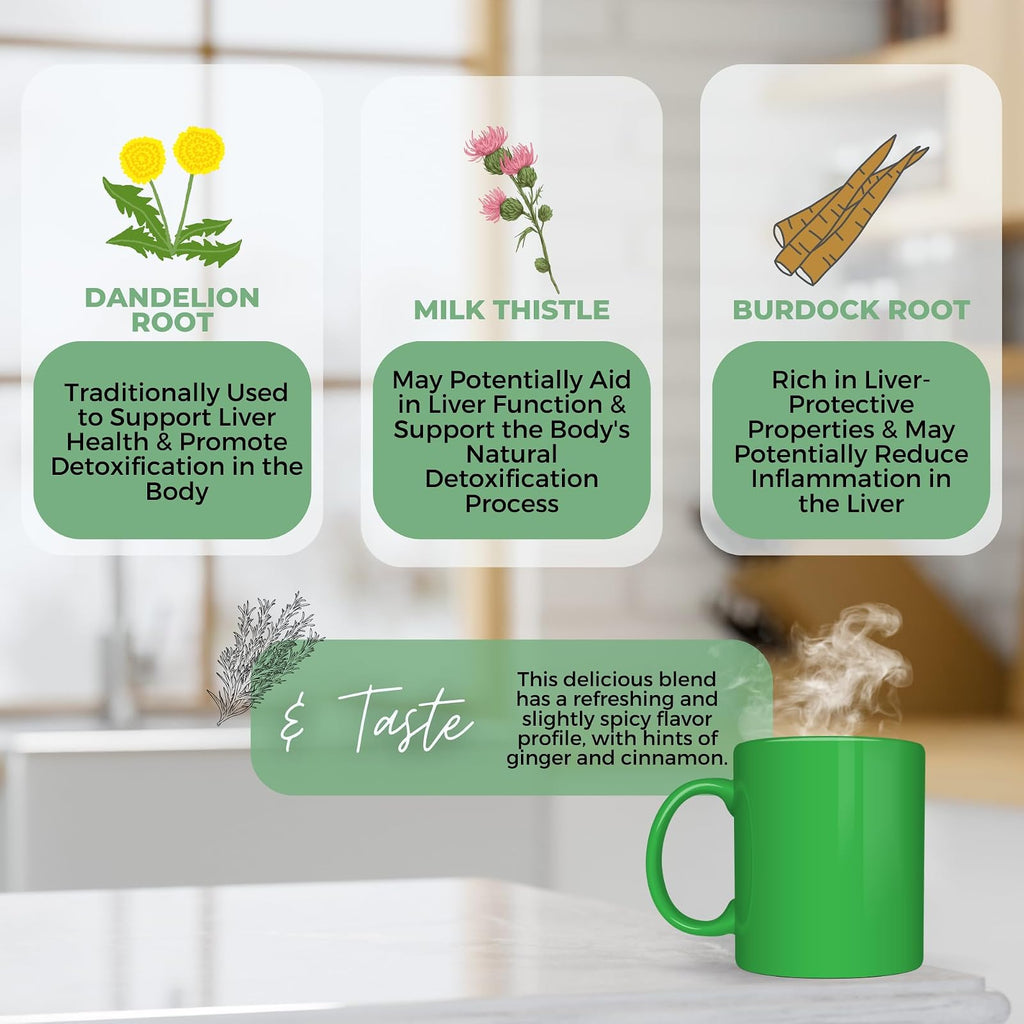 2 oz liver cleanse tea package